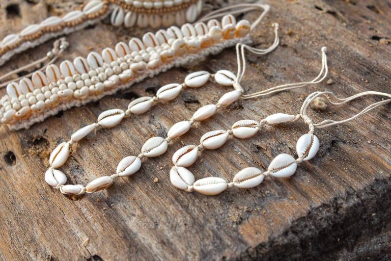 Naszyjnik Choker z Muszelek Kauri | Biżuteria Muszelki | BALI BALI