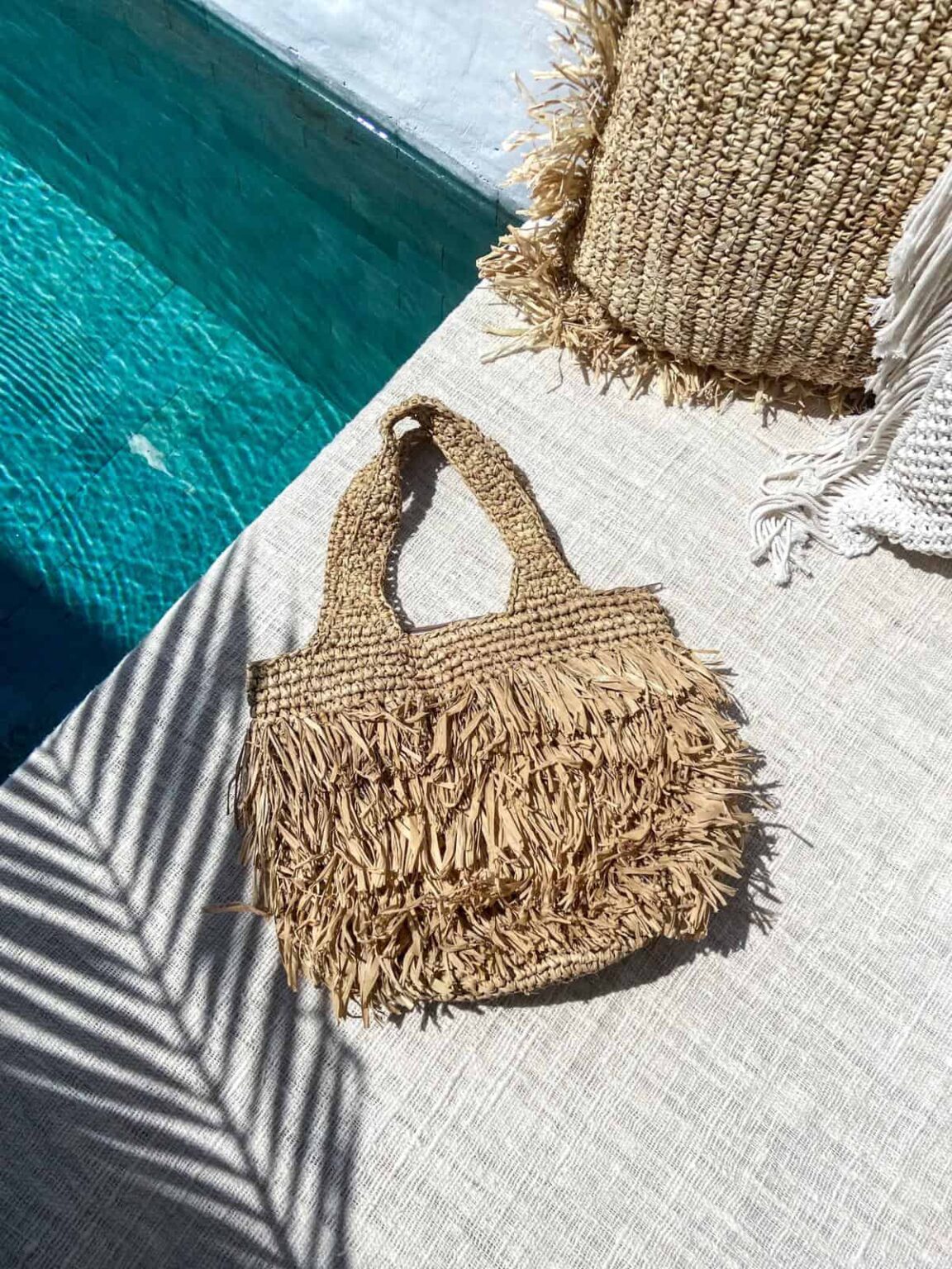 Torebka z Rafii | TOREBKA PLECIONA SŁOMKOWA | BALI BALI